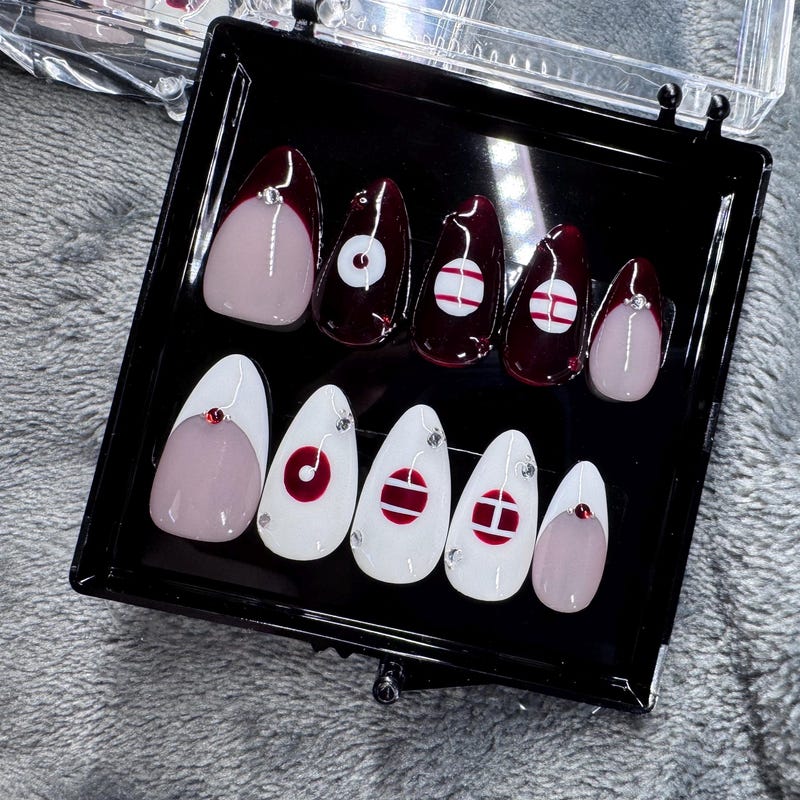 Black Bts Nails - Etsy