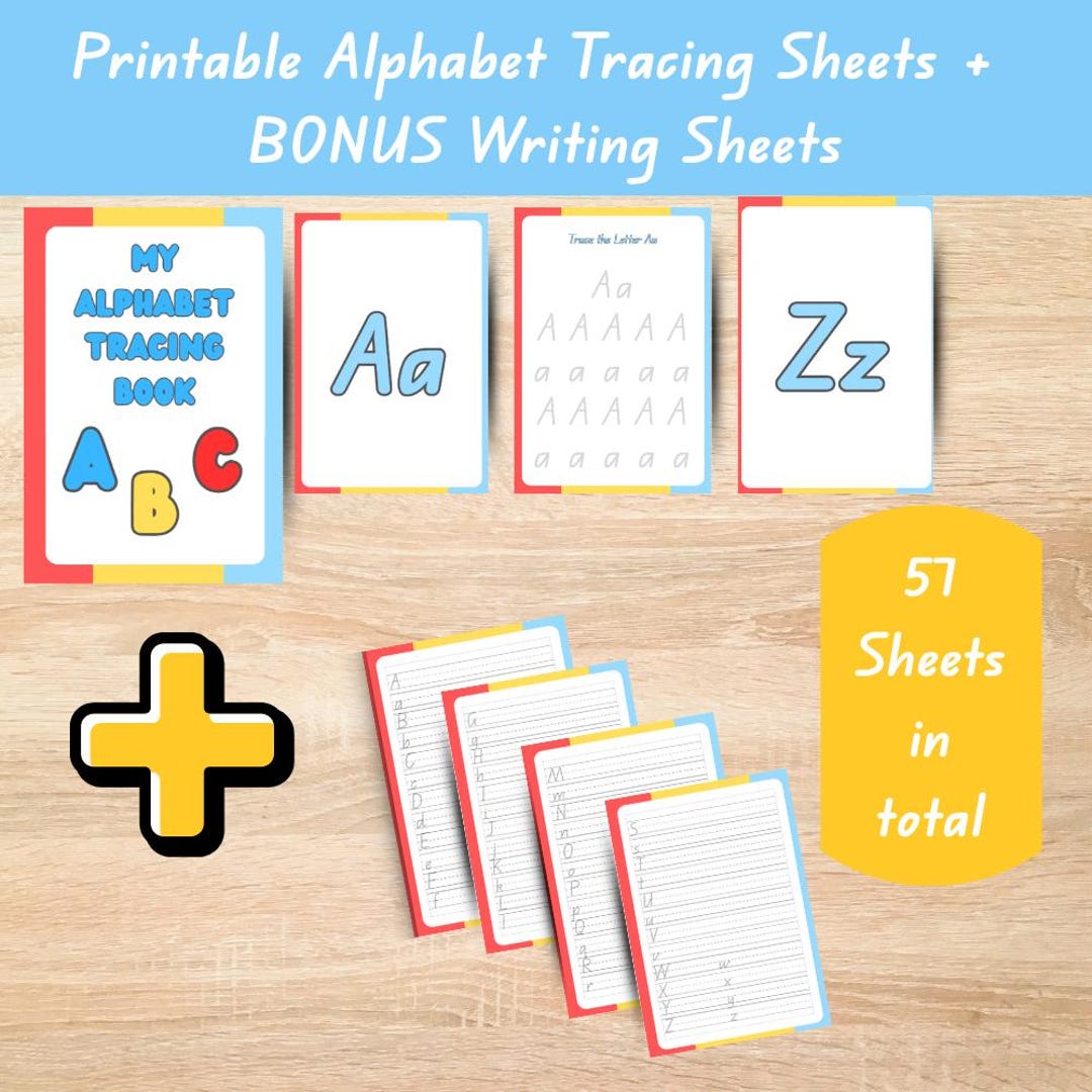 Printable Alphabet Trace and Write Booklet, Queensland Education Font ...