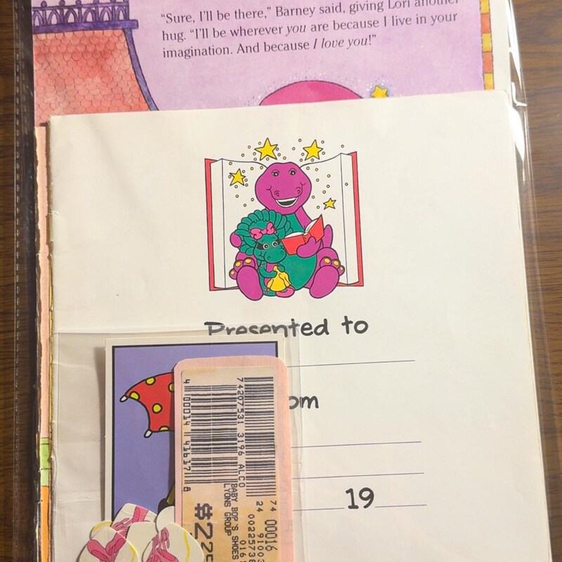 Barney Book - Etsy
