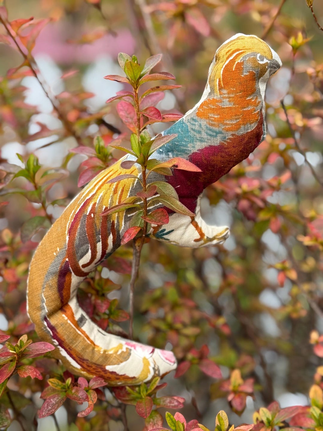Charming Handmade Birds Made From 1940s Fabric! - Etsy