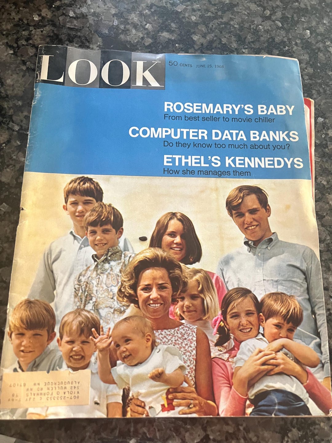 Look Magazine June 25th 1968 Rosemarys Baby Kennedy Cover Edition. - Etsy