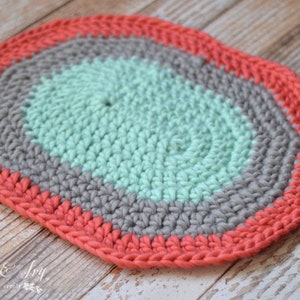 CROCHET PATTERN: Crochet Chunky Rug - DOWNLOAD - Etsy