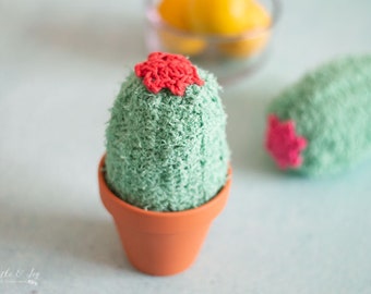 CROCHET PATTERN: Crochet Cactus Scrubby for Cleaning Dishes - Etsy