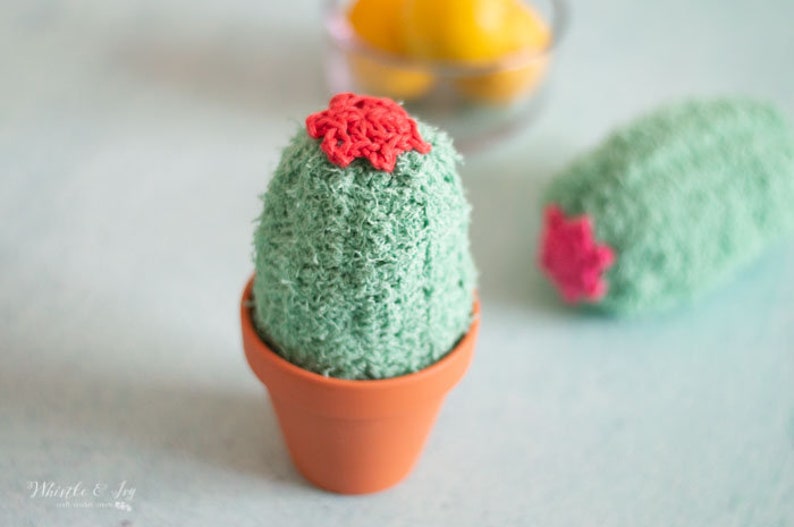 CROCHET PATTERN: Crochet Cactus Scrubby for Cleaning Dishes - PDF ...