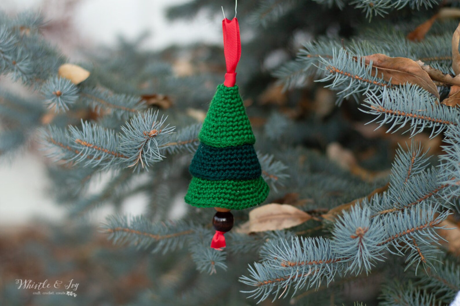 Crochet PATTERN: Tree Shaped Ornament pattern Instant - Etsy