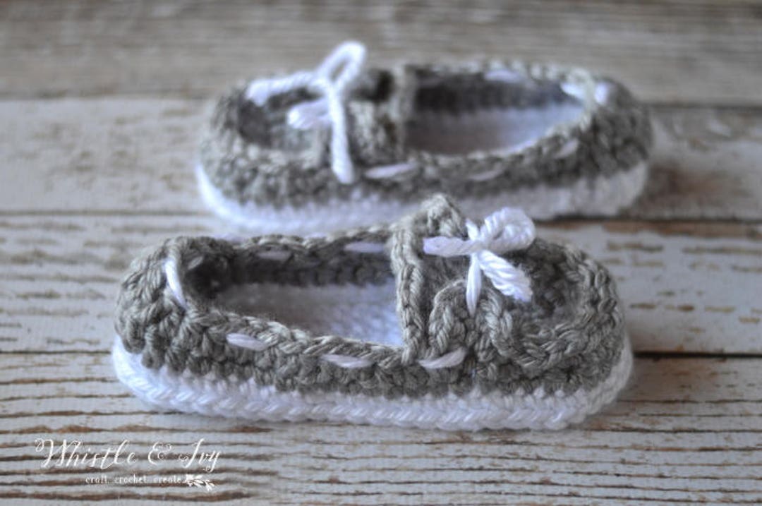 CROCHET PATTERN: Women's Chunky Boat Slippers Pdf DOWNLOAD - Etsy