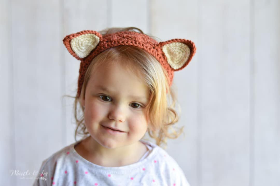CROCHET PATTERN: Woodland Animal Ears Crochet Headbands Pdf DOWNLOAD - Etsy