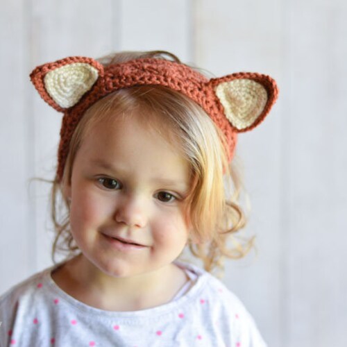 CROCHET PATTERN: Woodland Animal Ears Crochet Headbands Pdf - Etsy