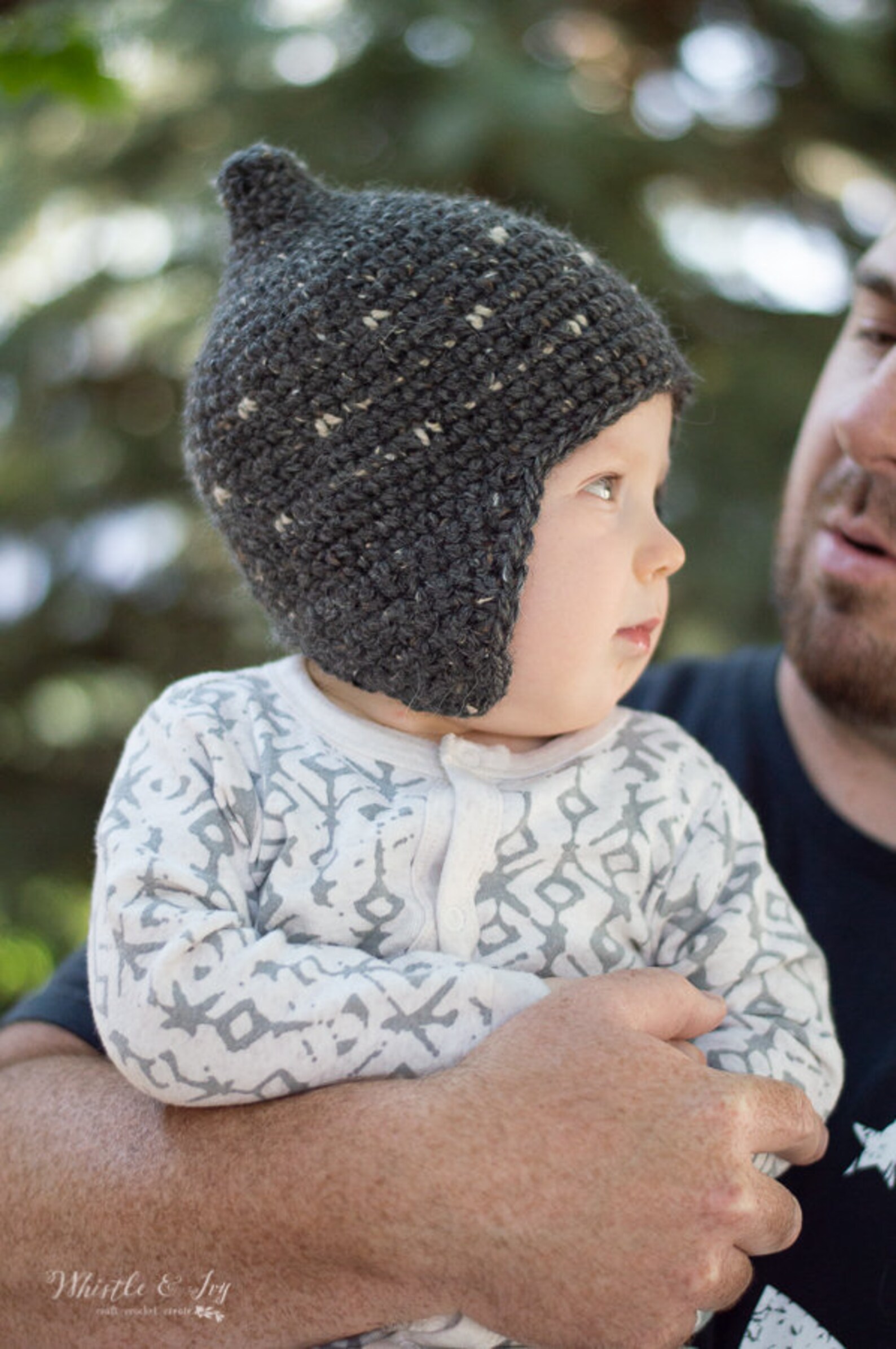 CROCHET PATTERN: Crochet Pixie Hat for Baby - Crochet Forest Pixie Hat ...