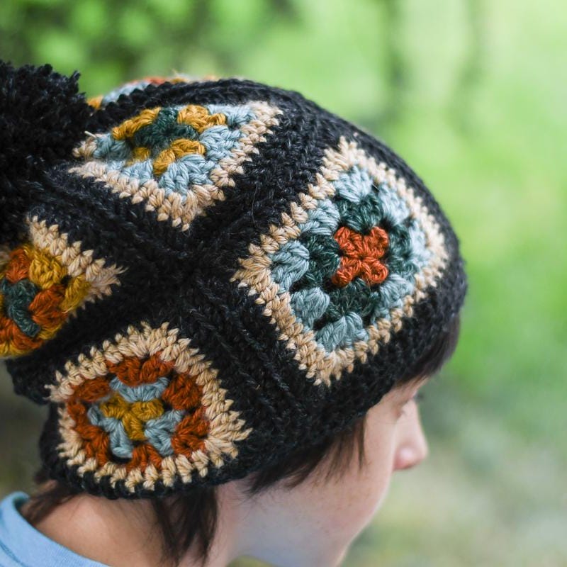 Granny Square Hat - Etsy