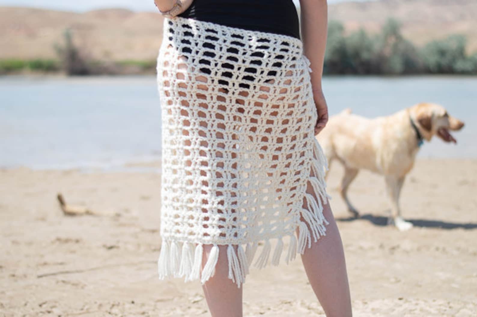 Crochet PATTERN: Crochet Sarong Beach Cover up DOWNLOAD Only - Etsy