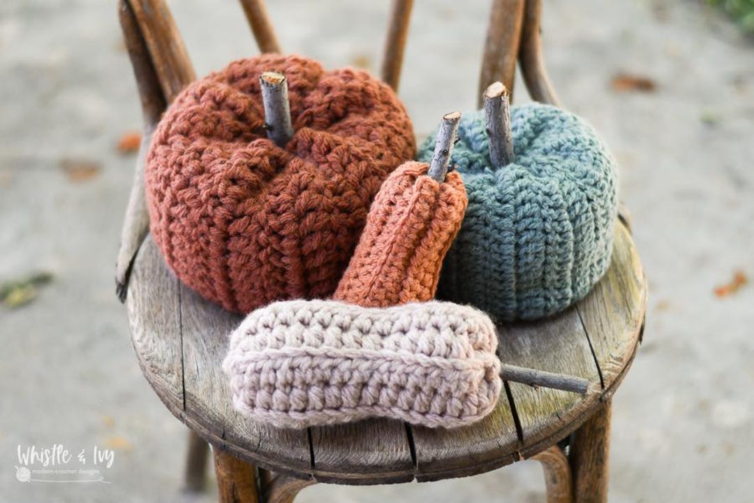 CROCHET PATTERN Chunky and Easy Pumpkin + Squash [PDF Digital Download ...