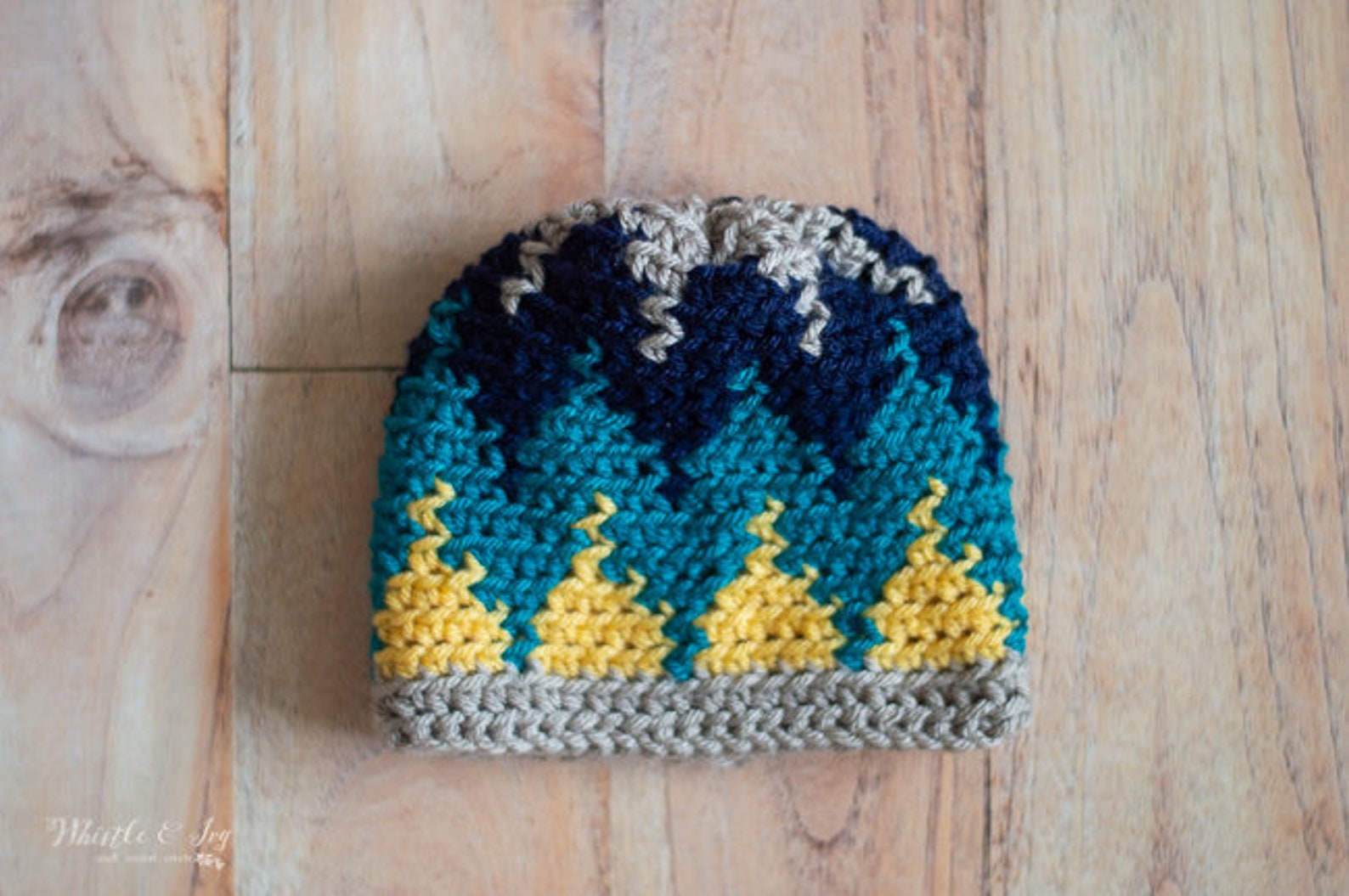 CROCHET PATTERN: Crochet Chevron Hat Pattern PDF Download - Etsy