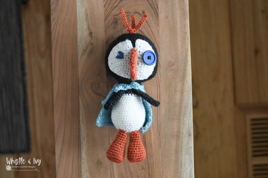 CROCHET PATTERN: Crochet Puffin Cold Frozen With Cape - DIGITAL ...
