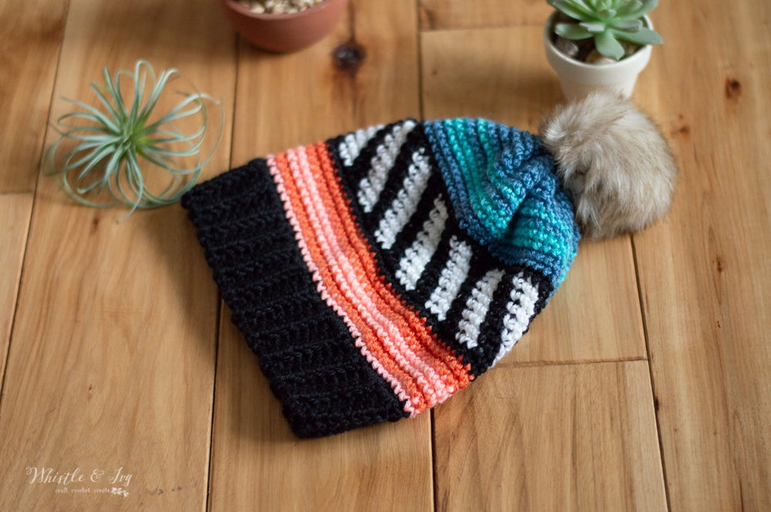 CROCHET PATTERN: Crochet Serape Hat and Cowl Southwest Modern Desert ...
