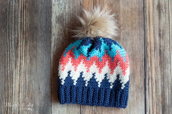 CROCHET PATTERN: Crochet Chevron Hat Pattern PDF Download | Etsy