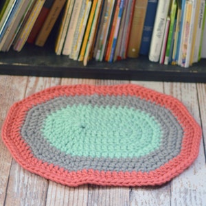 CROCHET PATTERN: Crochet Chunky Rug - DOWNLOAD - Etsy