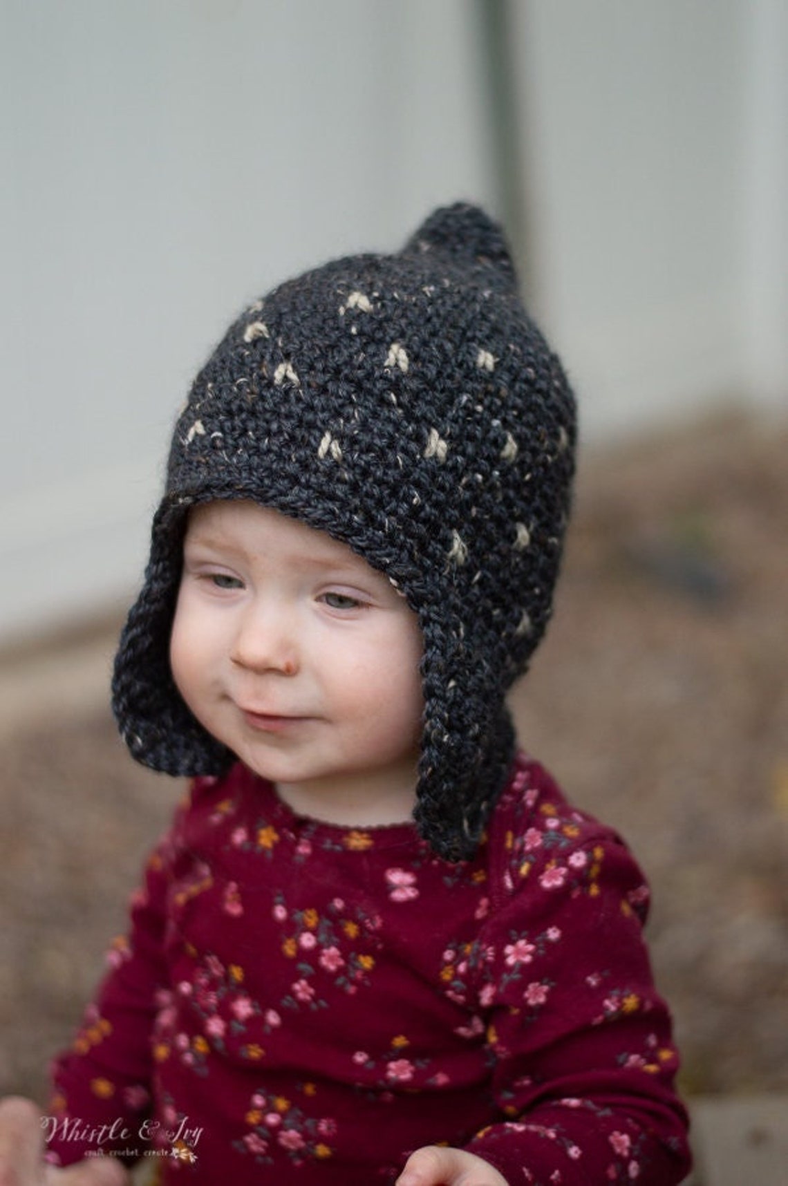 CROCHET PATTERN: Crochet Pixie Hat for Baby - Crochet Forest Pixie Hat ...