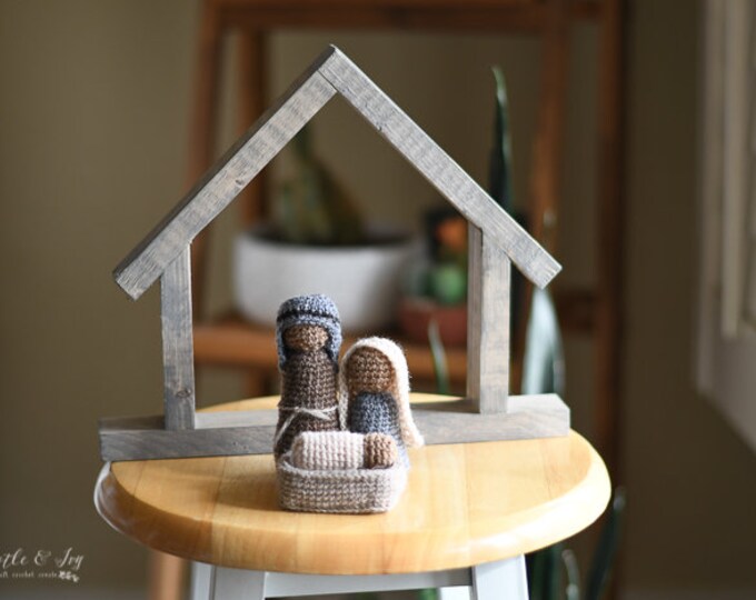 Handmade Wooden Creche for Nativity - Etsy