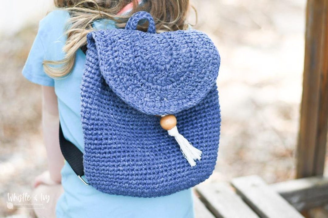 Crochet Mini Backpack Pattern: Easy Beginner Project (PDF Digital ...