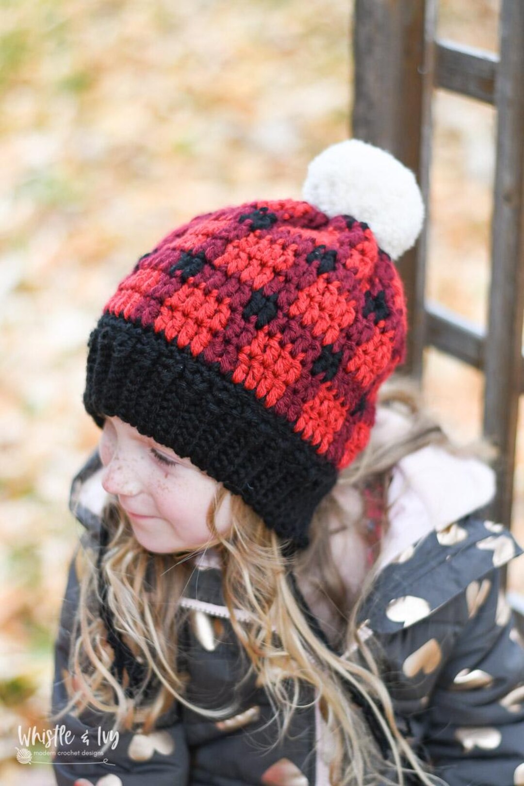 CROCHET PATTERN - Half Brim Tartan Plaid Hat [PDF Digital Download File ...
