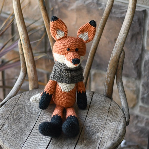 Crochet PATTERN: Basil the Fox Plushy Toy Amigurumi Crochet - Etsy