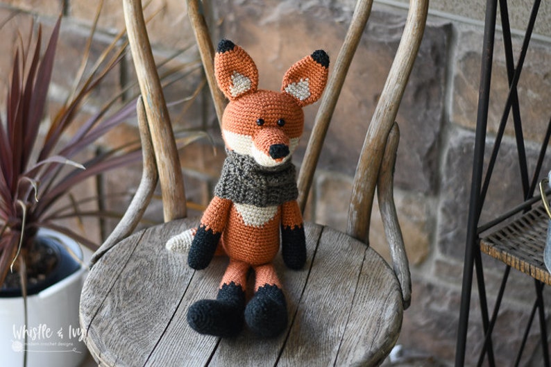 Crochet PATTERN: Basil the Fox Plushy Toy Amigurumi Crochet - Etsy