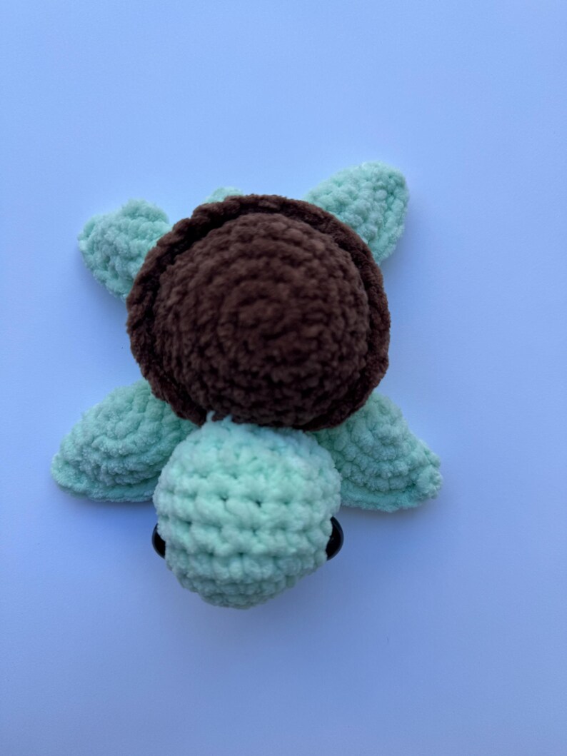Crochet Mini Turtle Plushie, Amigurumi Stuffed Animal - Etsy