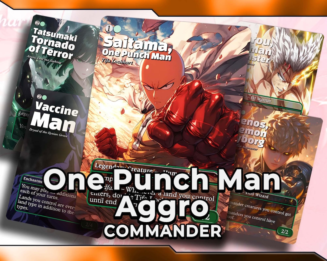 One Punch Commander Deck – Tifa Lockhart EDH – 100 Cards – Custom MTG ...