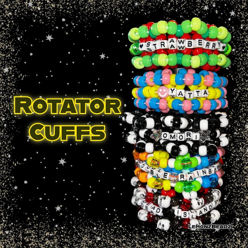 Custom Kandi Cuff, Rotator Cuff, 3D X-base Cuff, X-base Cuff, Rave ...
