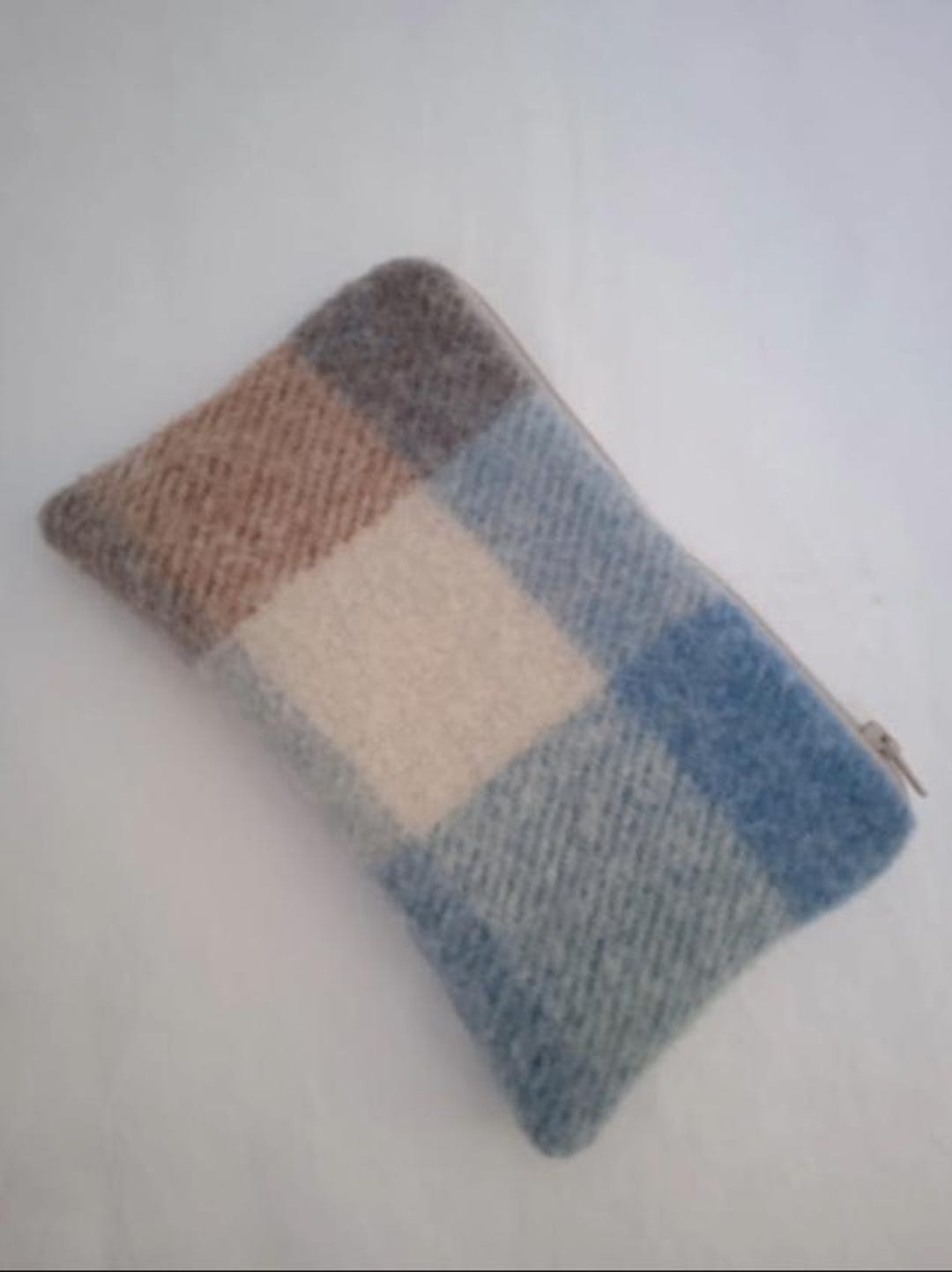 Upcycled Pouch • Unique Piece • Zip-lock Pouch With a Vintage Cover ...
