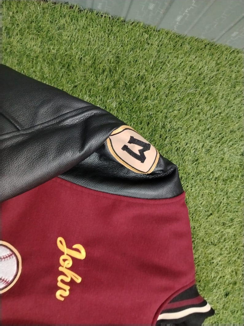 Custom Letterman Jacket: Personalized Varsity With Patch Design - Etsy