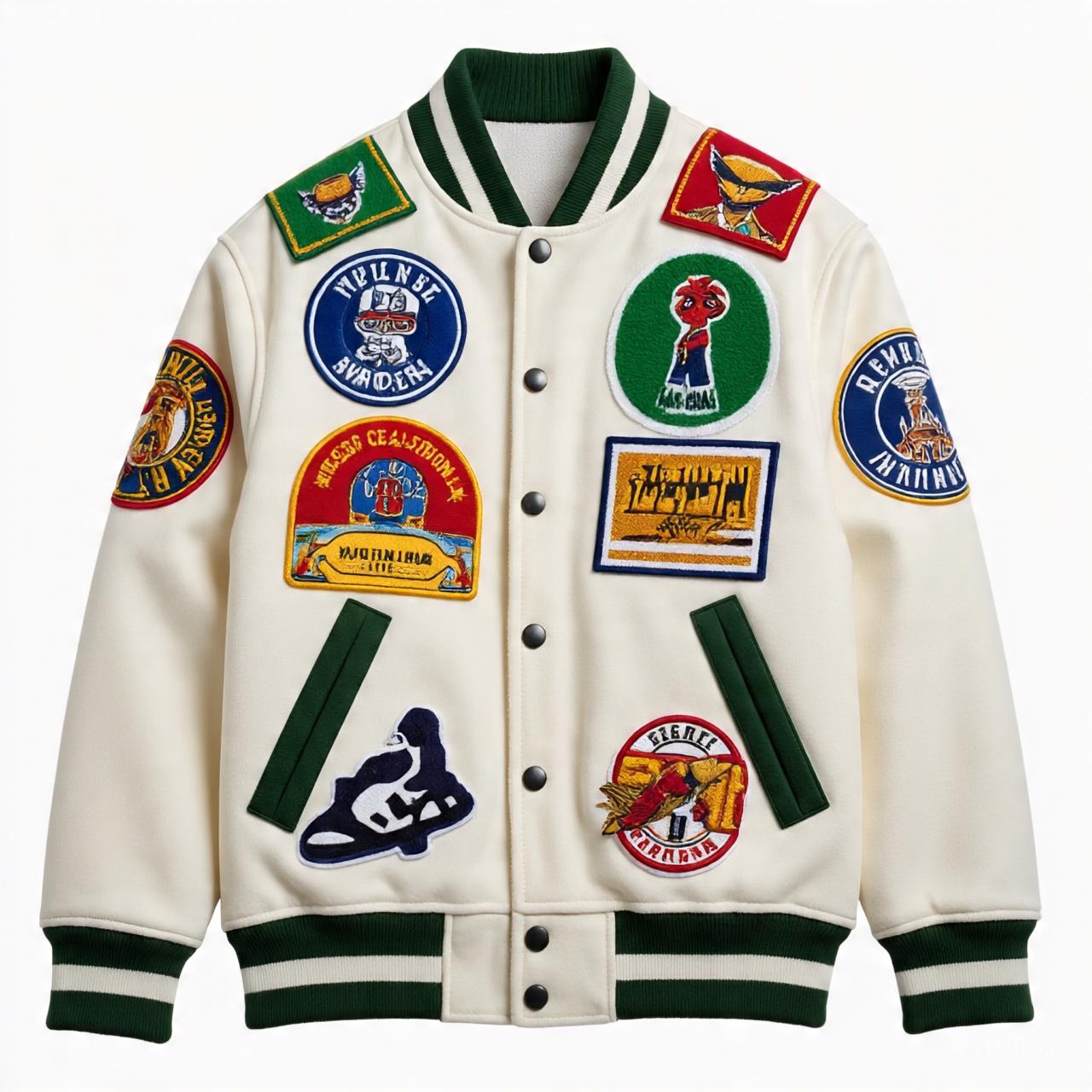 Custom Embroidered Varsity Jacket: Personalized Letterman Style - Etsy