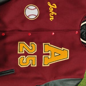 Custom Letterman Jacket: Personalized Varsity With Patch Design - Etsy