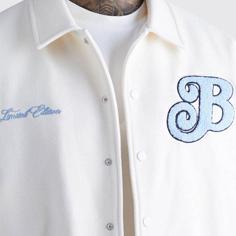 Custom Varsity Letterman Jacket: Chenille Patch Embroidered Bomber - Etsy