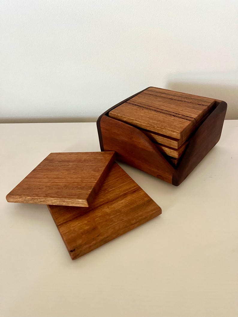 Handcrafted Western Australian Marri & Jarrah Wood Coasters - Etsy ...