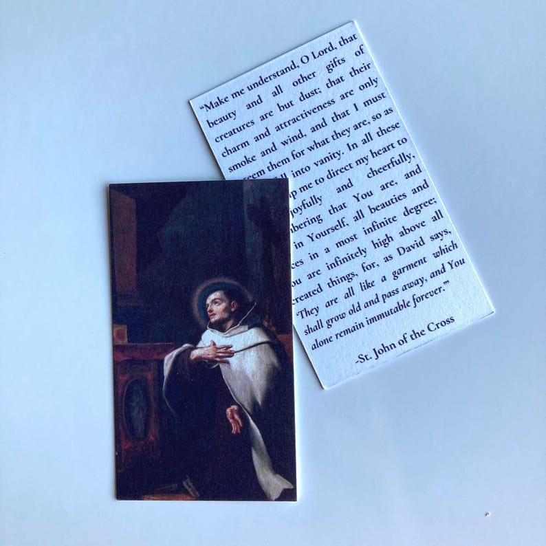 Holy Card Set 2 St. Augustine, St. John of the Cross, St. Ignatius of ...