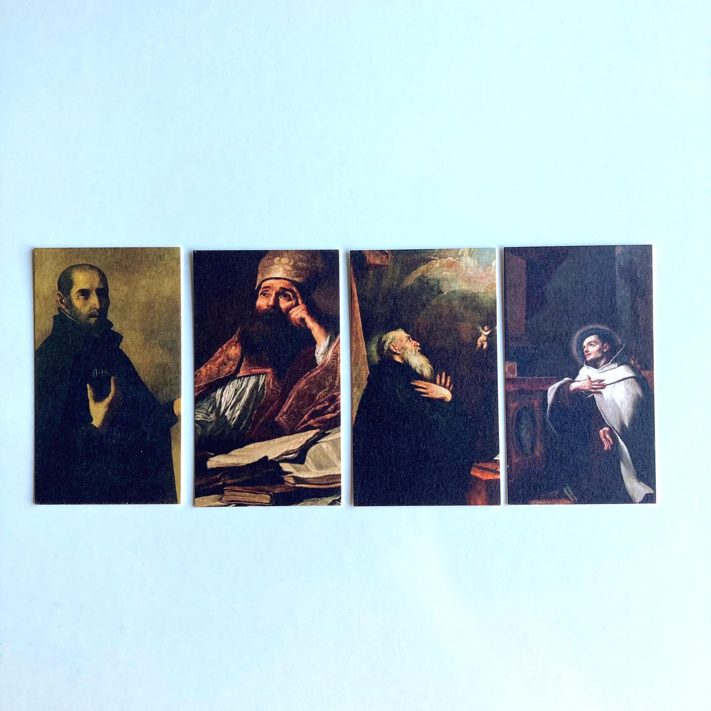 Holy Card Set 2 St. Augustine, St. John of the Cross, St. Ignatius of ...