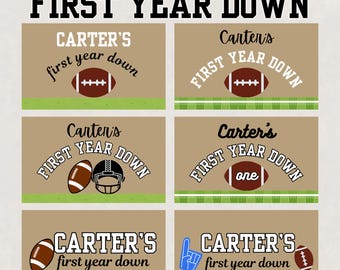 First Year Down Birthday Banner Template, Customizable Canva Banner ...