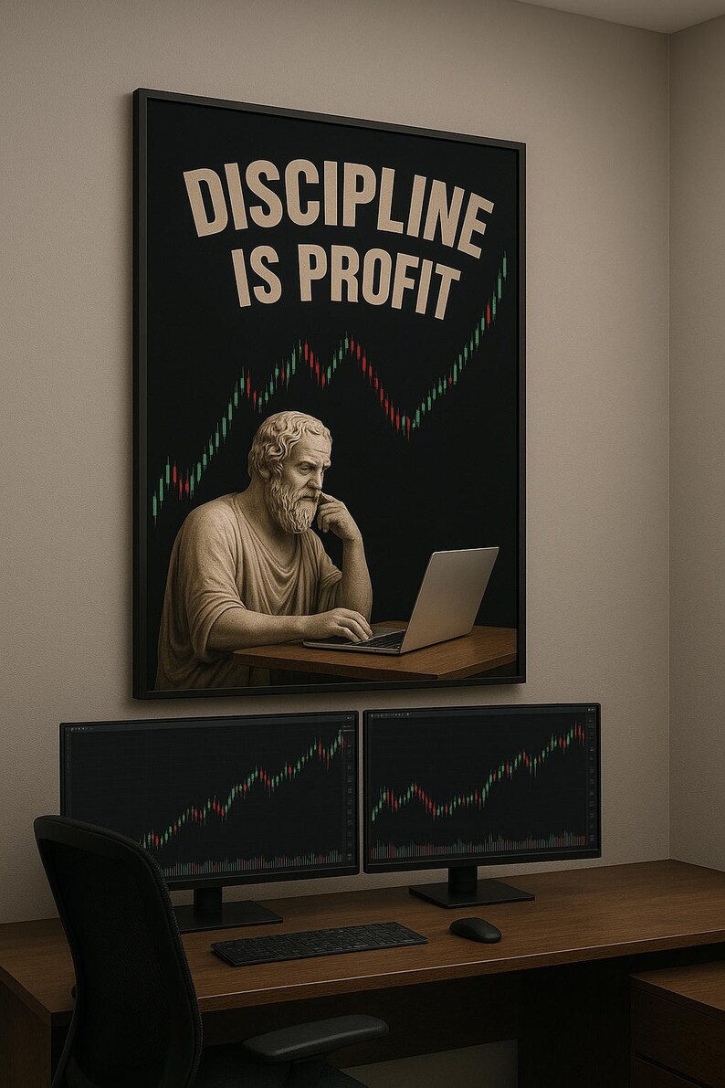 Discipline is Profit Wall Art: Motivational Trading Room Decor (PDF ...