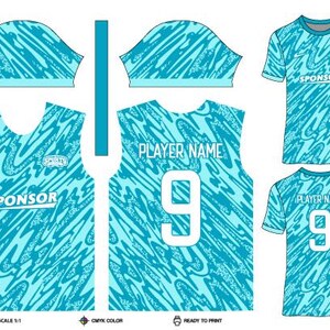 150+ Sublimation Jersey Templates: Sports Apparel Designs (instant ...