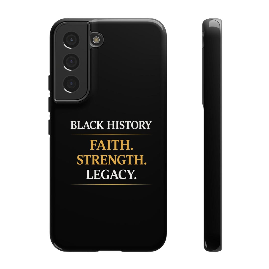 Black History Faith Strength Legacy Phone Case | Tough Case - Etsy