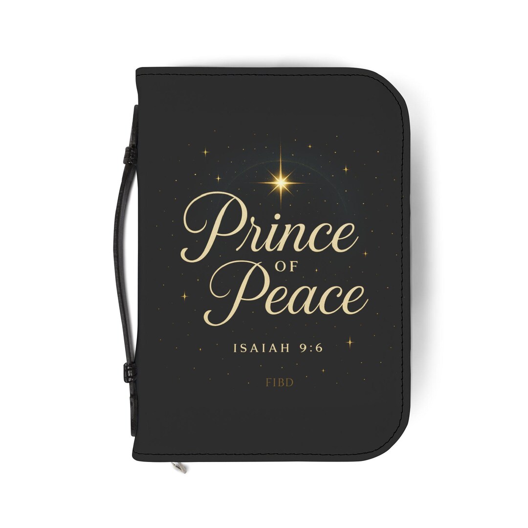 Prince of Peace Bible Cover | Isaiah 9:6 Scripture Case - Etsy