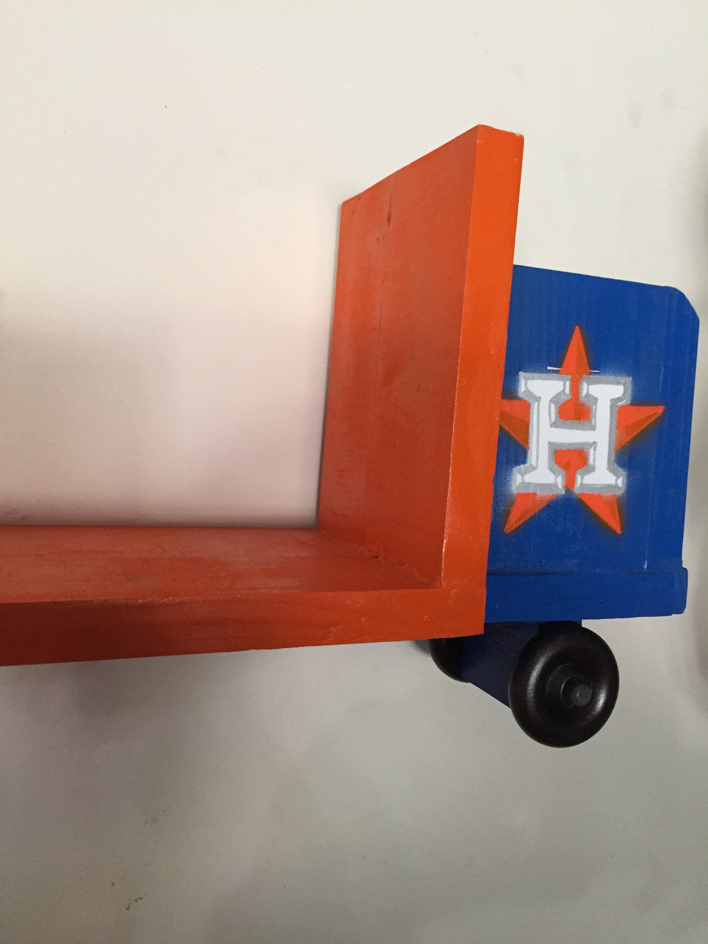 Houston Astros Inspired Wall or Desk Bookcase Rack - Etsy