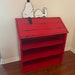 Snoopy and Red House Wood Cabinet Bookcase Toy Organizers Shoe Storage ...
