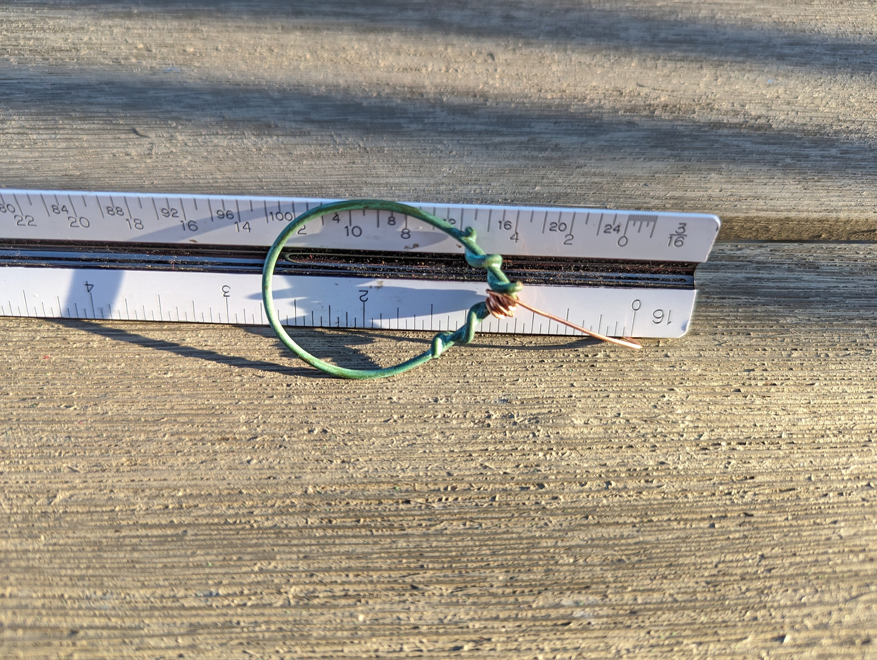 Patinaed Large Copper Wire Teardrop Hoops, 100% Copper, "sedona V2" - Etsy