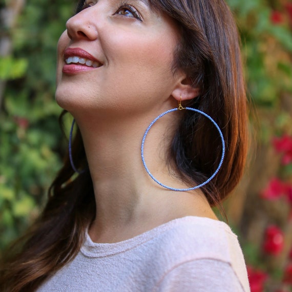 3.5 inch hoop earrings store