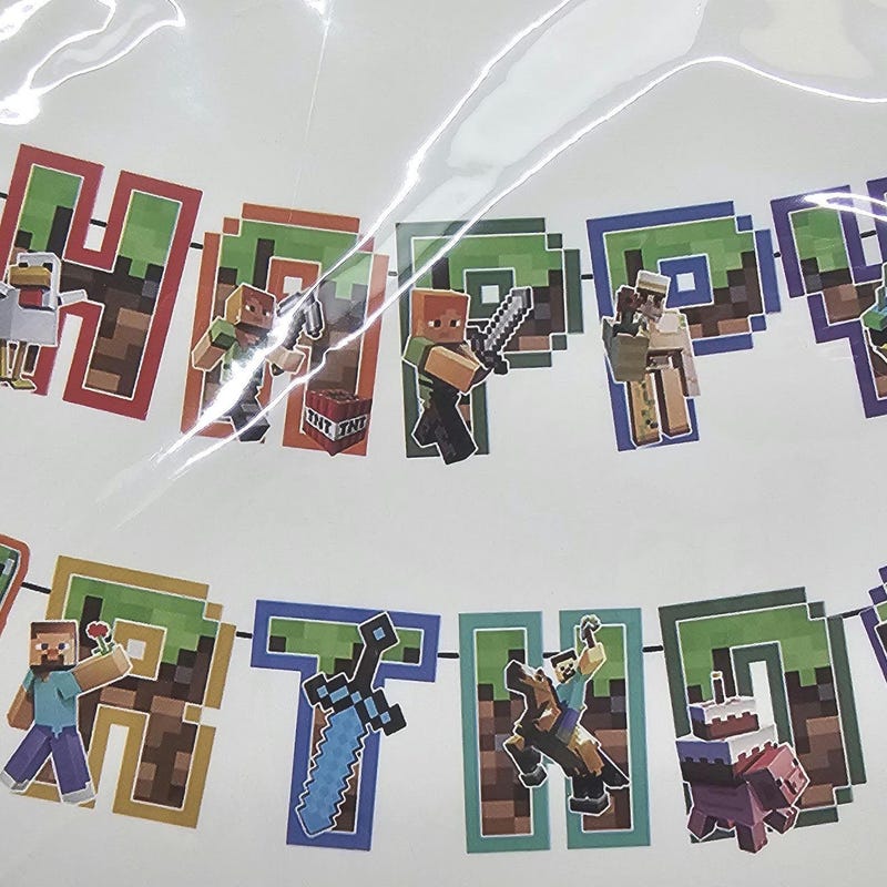 Mincraft Cake Toppers - Etsy