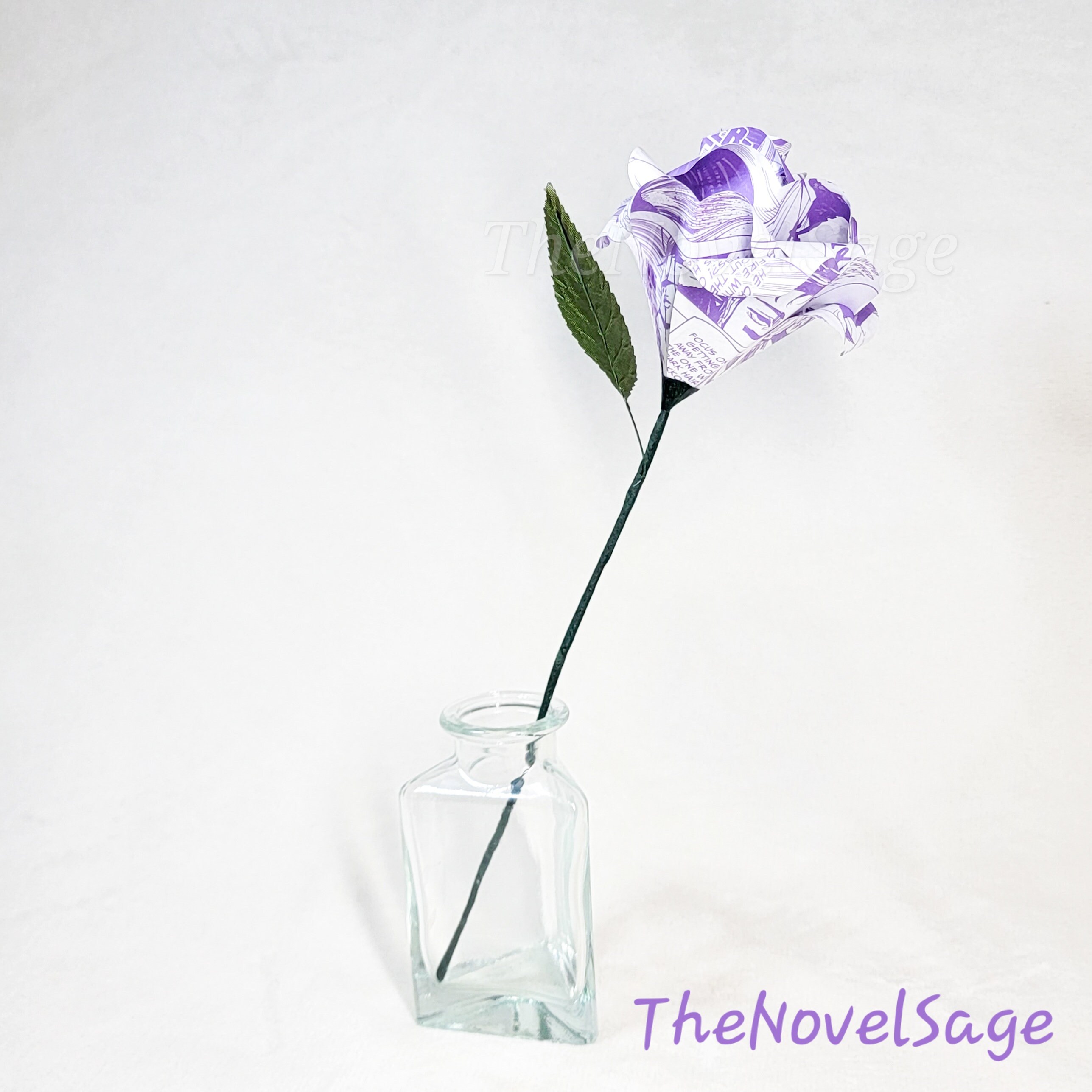 Purple Cursed Sorcerer Manga Rose, Anime Home Decor, Anime Gift Idea ...