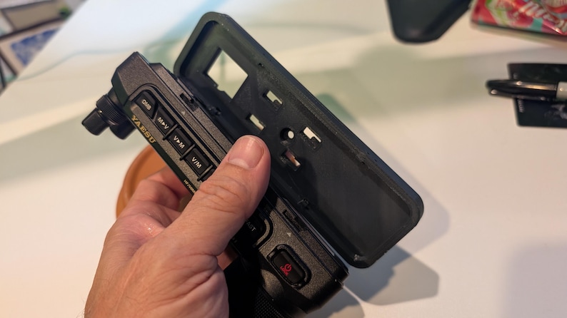 Yaesu FT-891 Mounting Bracket – 3D Printed Cup Holder Adapter – Mobile ...